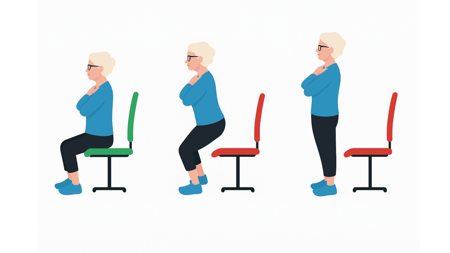 30 Sec Sit to Stand Test: Right Way to Do It and Improve - Lotus Yoga ...