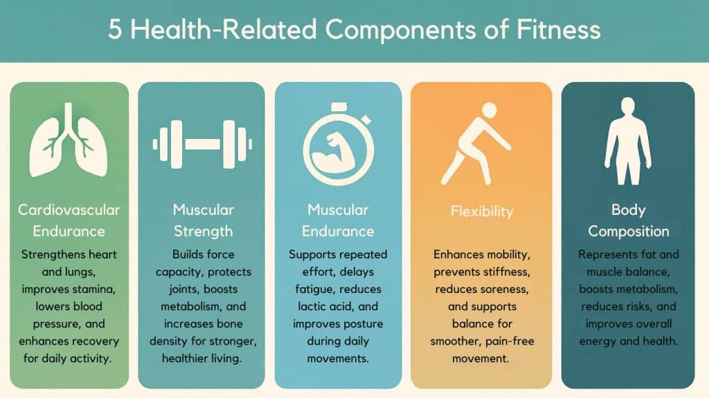 5 Health-Related Components of Fitness Explained - Lotus Yoga Dallas