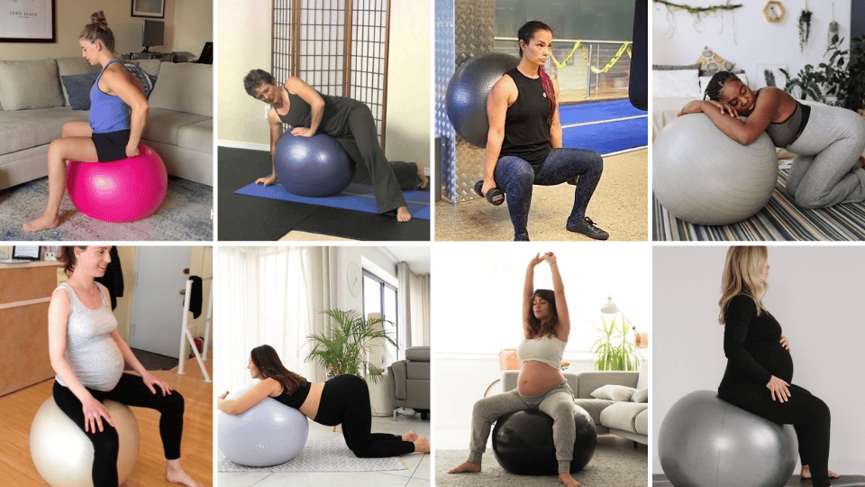 Safe Yoga Ball Pregnancy Exercises for Moms - Lotus Yoga Dallas